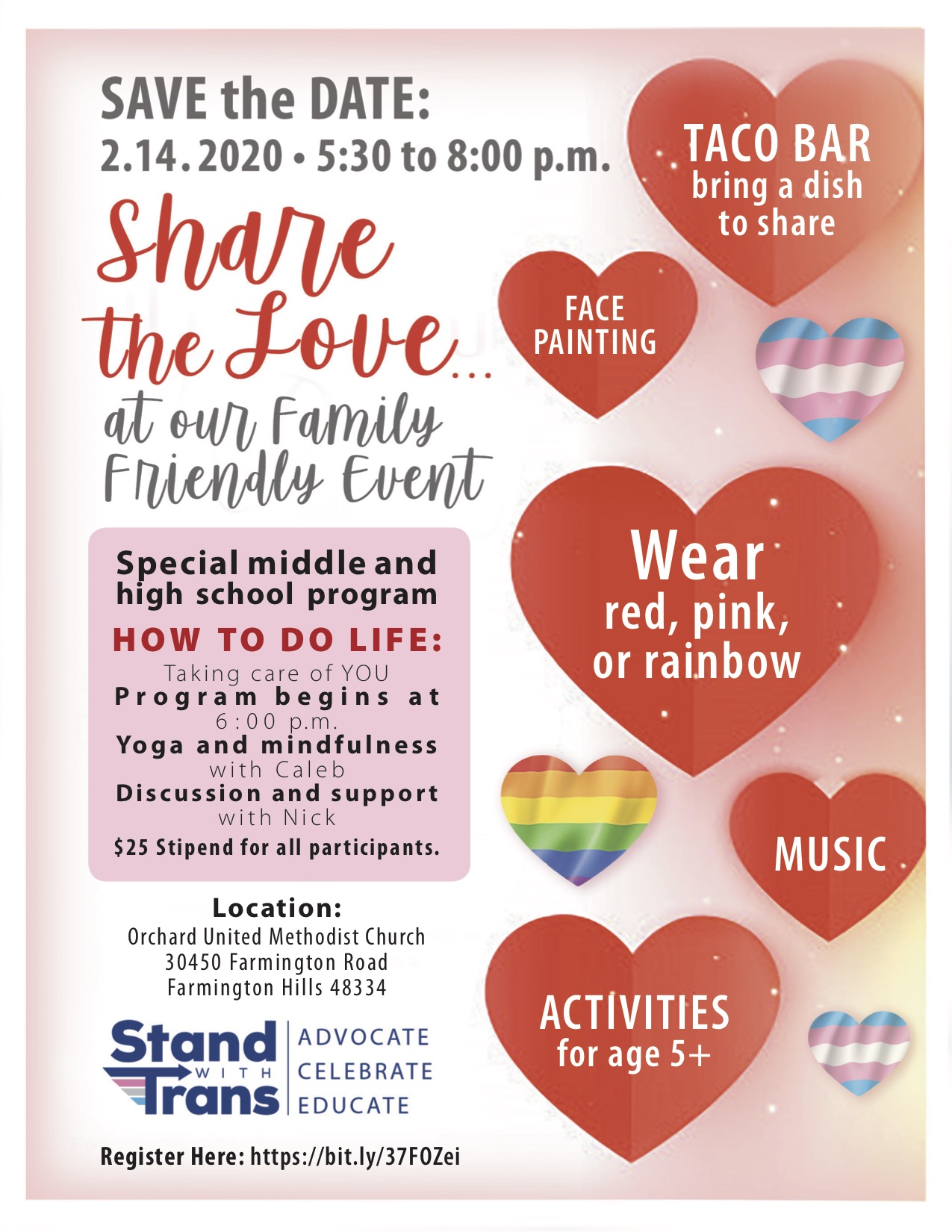 Stand with Trans – Share the Love | Ferndale Friends